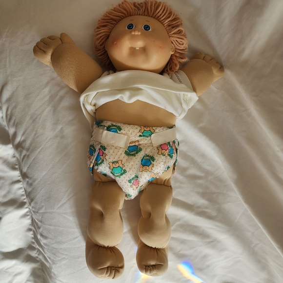 Cabbage Patch Kids | Toys | Vintage 984 Cabbage Patch Kid Baby Blond ...